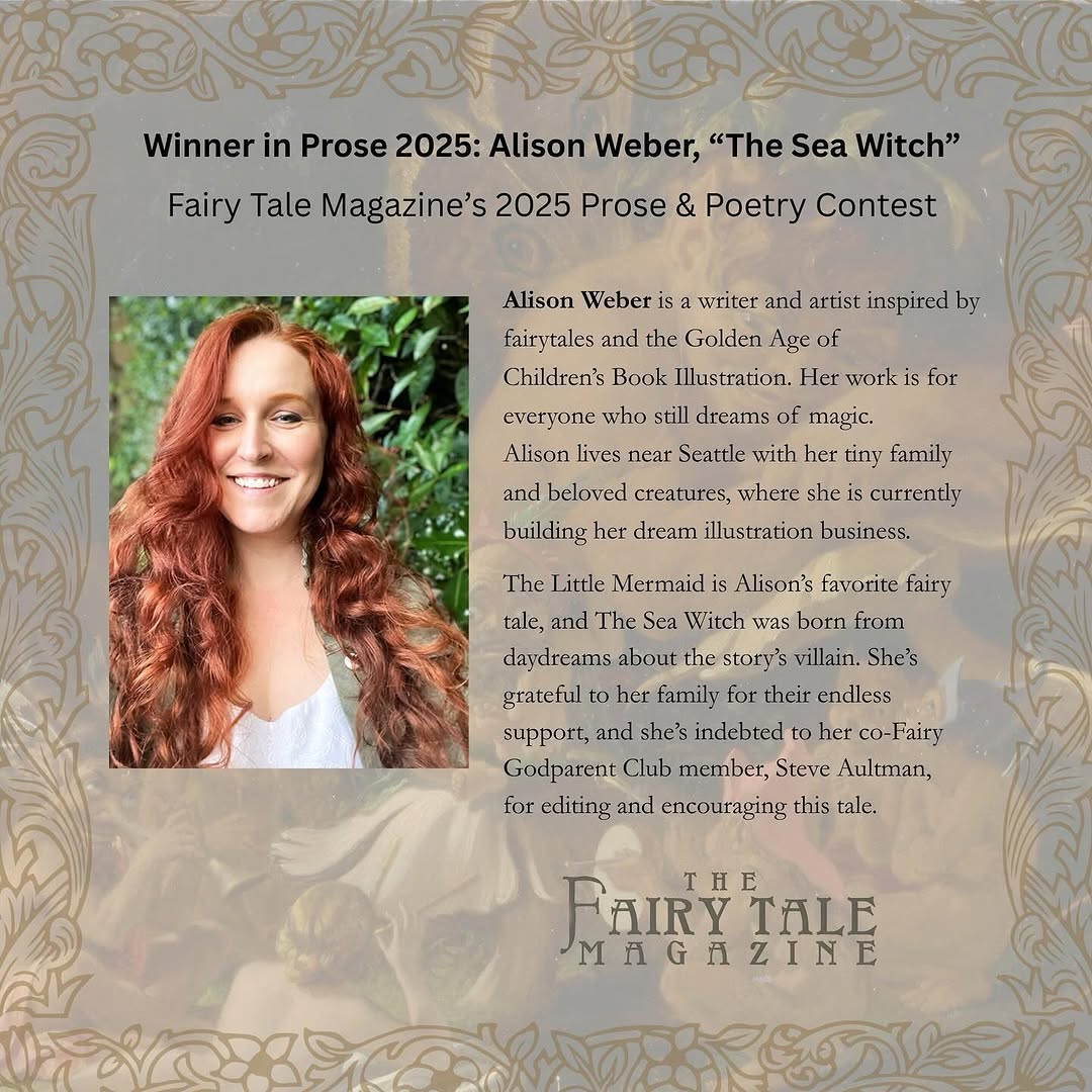 Alison Weber Wins Fairy Tale Magazine Contest | WritingWorkshops.com ...