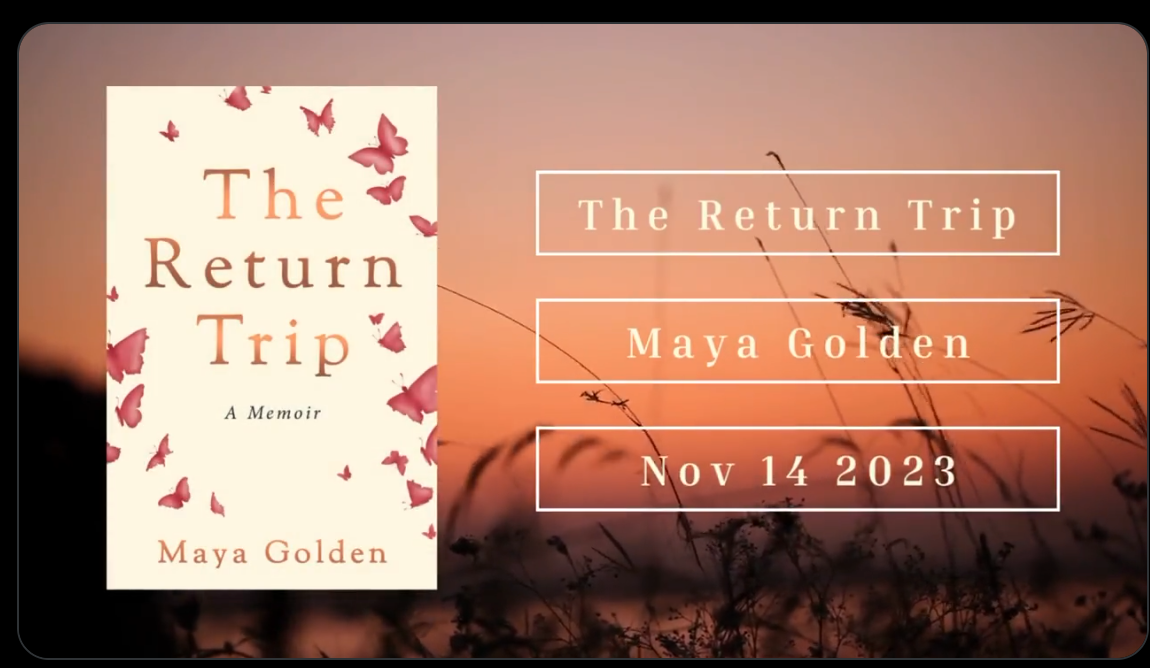 Congratulations to Maya Golden: The Return Trip cover reveal – Writing Workshops