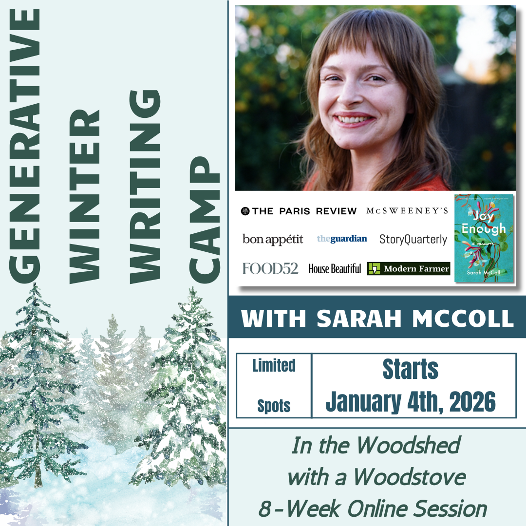 Winter Writing Workshop Online | 8-Week Course with Sarah McColl ...