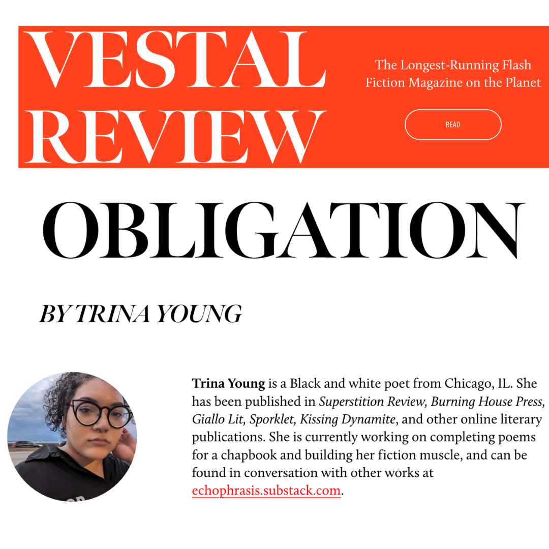 Flash Fiction Workshop Alumna Trina Young Published in Vestal Review ...