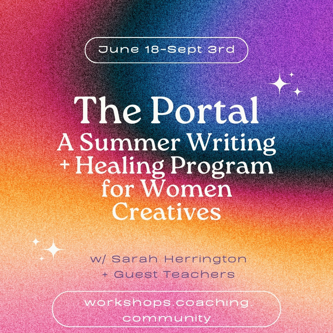 The Portal: A Summer Writing + Healing Program For Women Creatives, Ju ...