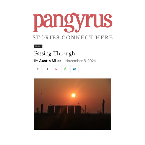 Paris 2023 Workshop Alum Austin Miles Published in Pangyrus! – Writing ...
