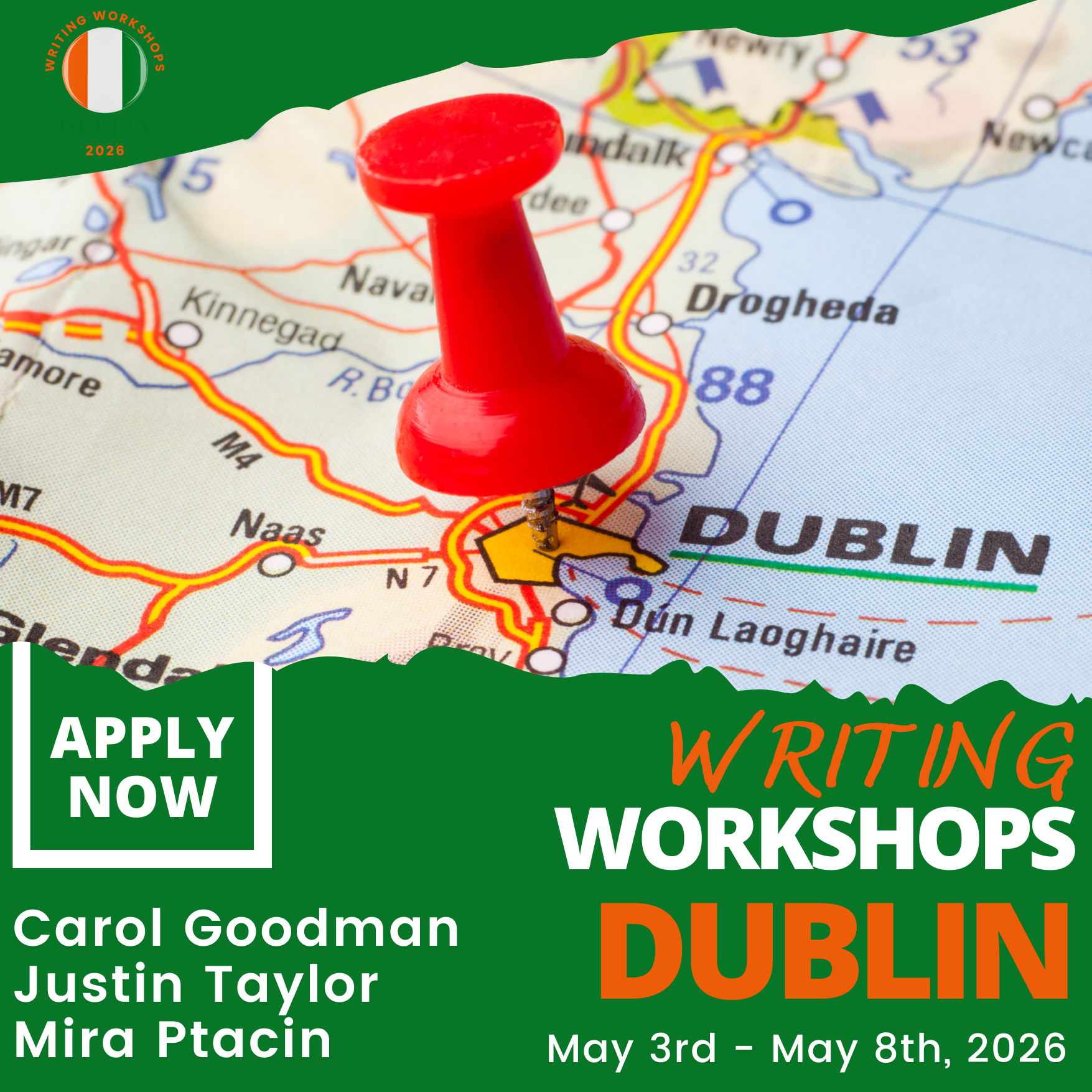 Dublin Writing Workshop 2026 | UNESCO City of Literature Experience – Writing Workshops