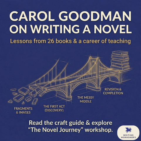 Writing a Novel Start to Finish | Carol Goodman Craft Guide – Writing ...